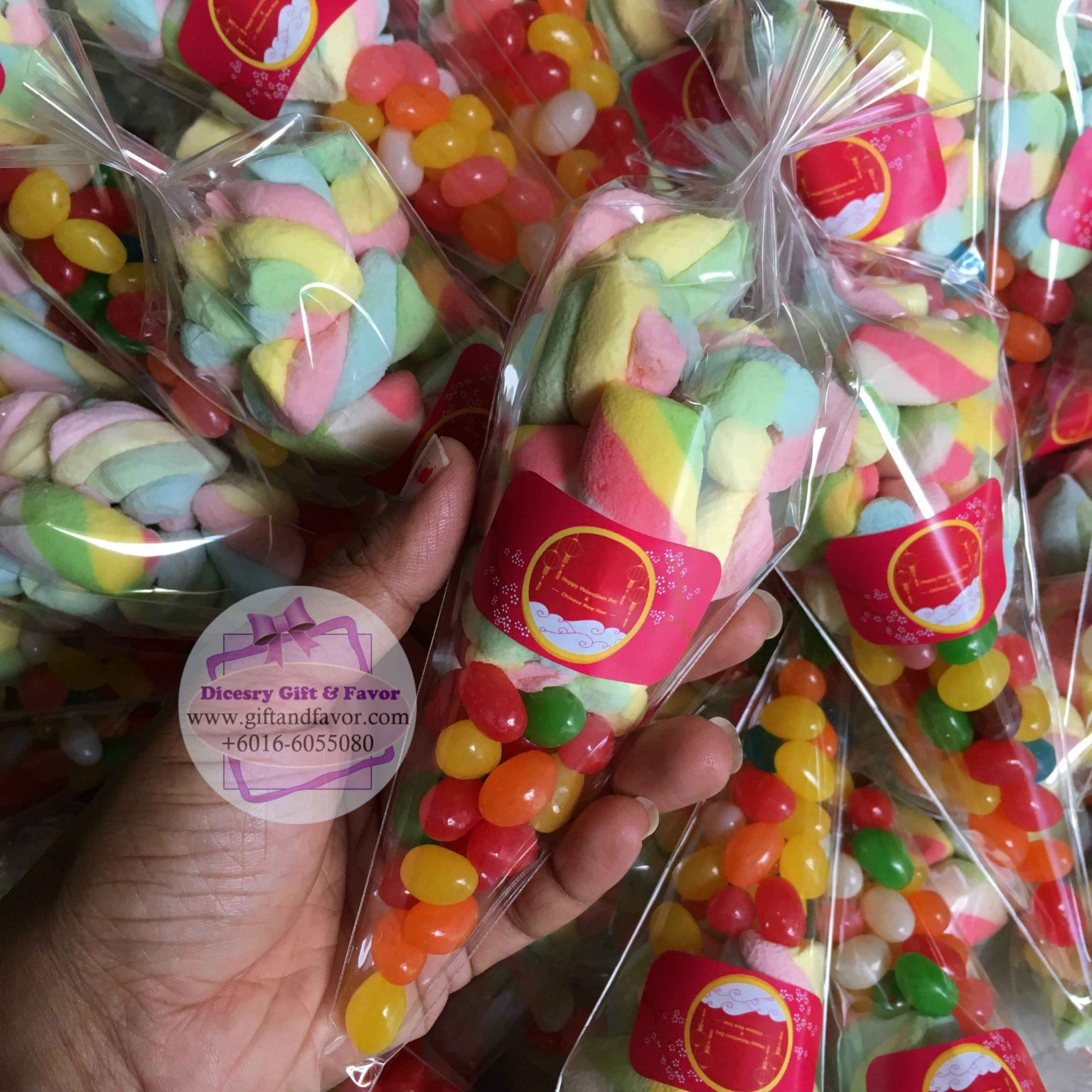 Personalized Marshmallow Packs - Dicesry Gift and Favor Malaysia