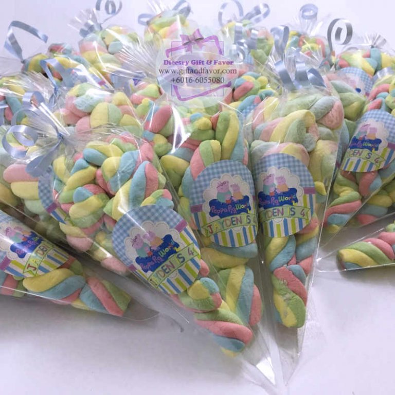 Personalized Marshmallow Packs - Dicesry Gift and Favor Malaysia