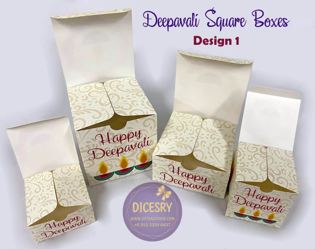 Deepavali Boxes (Indian Theme) - Dicesry Gift and Favor Malaysia