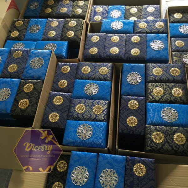 Kurma in Songket Boxes - Dicesry Gift and Favor Malaysia