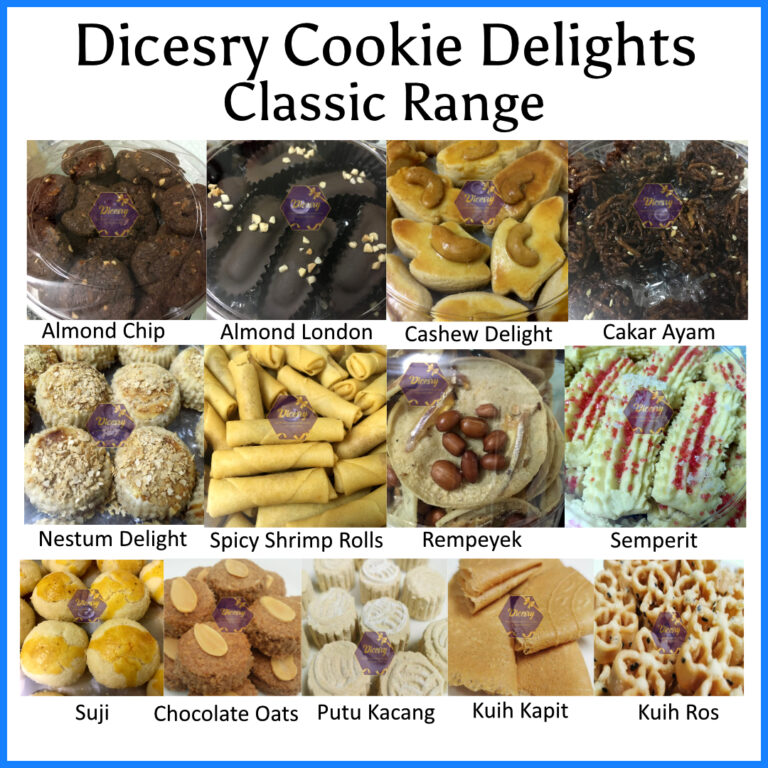 Traditional Malaysian Festive Cookies - Dicesry Gift and Favor Malaysia
