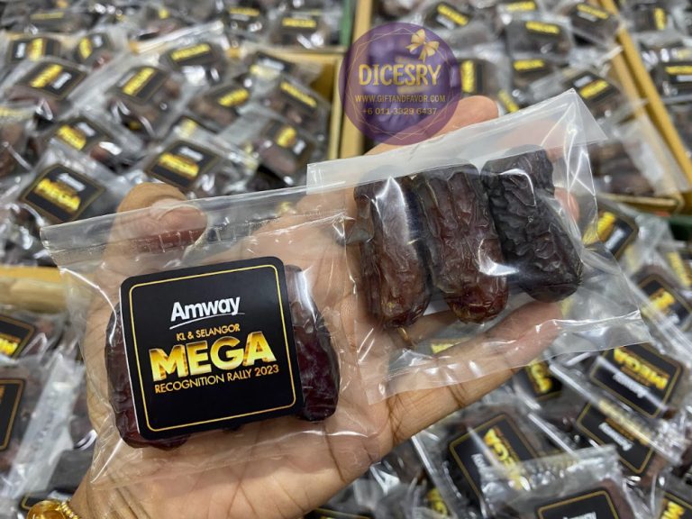 Kurma in Plastic Packings - Dicesry Gift and Favor Malaysia